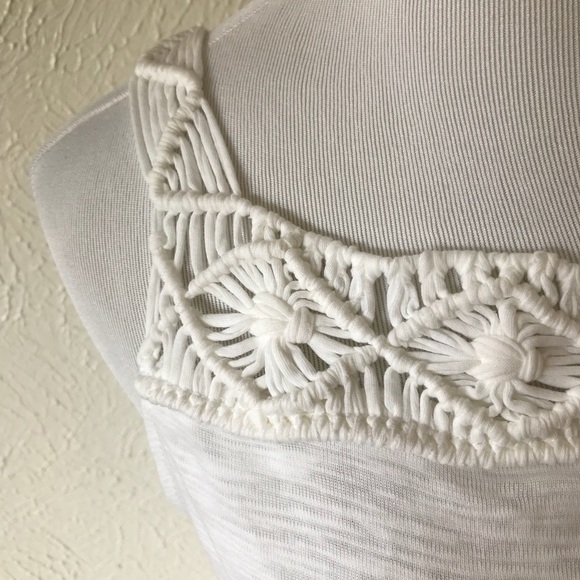 Ralph Lauren | Tops | Ralph Lauren Macrame Square Neck Tank | Poshmark